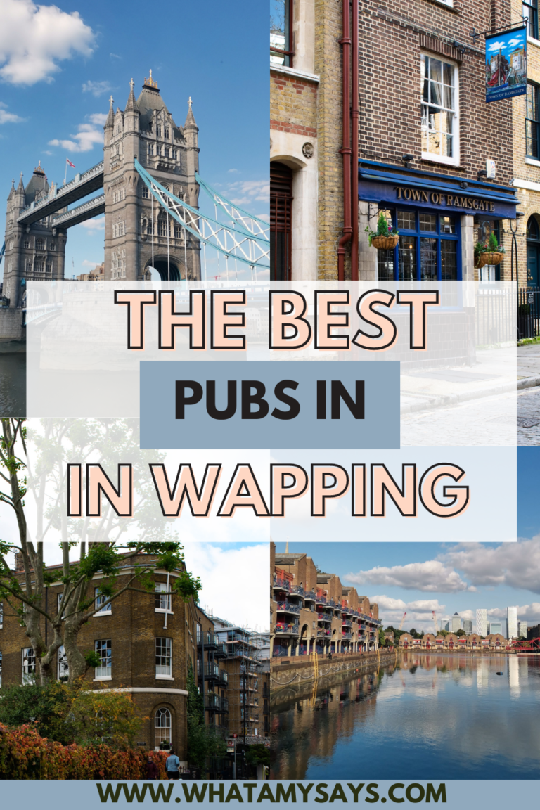 The Best Pubs in Wapping, London - What Amy Says